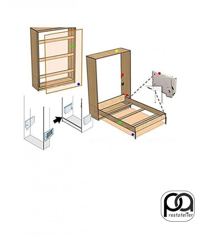 Support de lit Escamotable